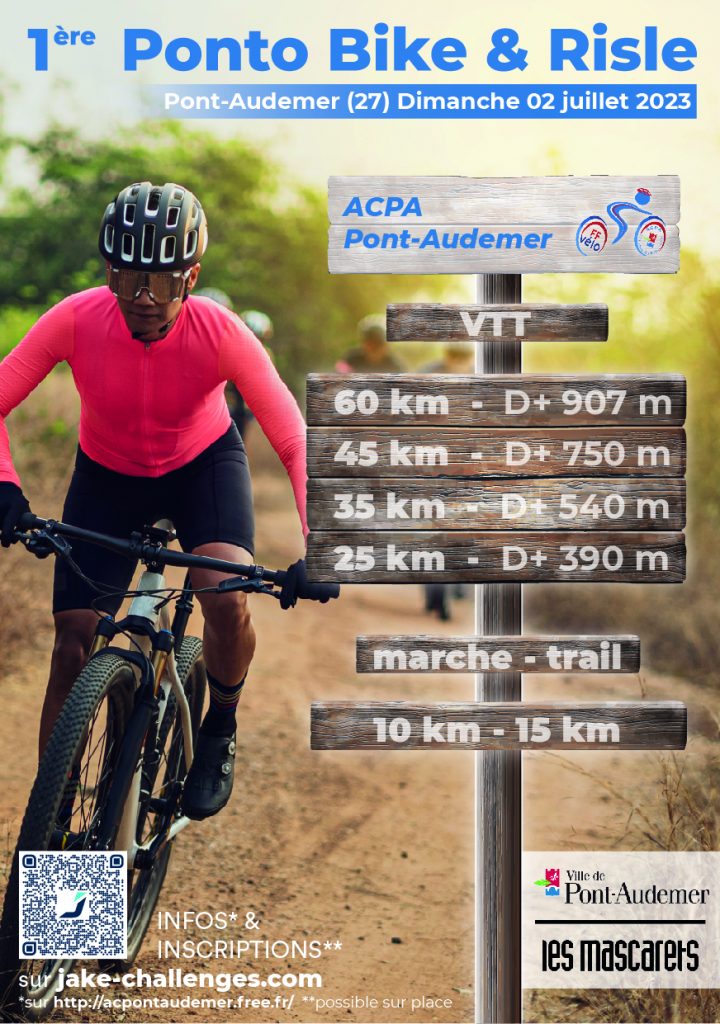 1er Ponto Bike & Risle à Pont-Audemer - Tourisme Pont-Audemer Val de Risle