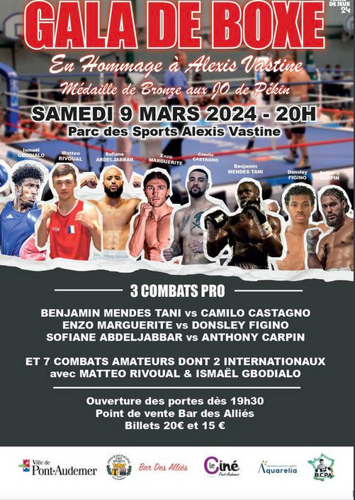 Gala de boxe à Pont-Audemer - Tourisme Pont-Audemer Val de Risle