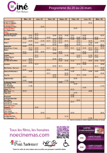 Retrouvez le programme de votre cinéma Le Ciné à Pont-Audemer - Tourisme Pont-Audemer Val de Risle