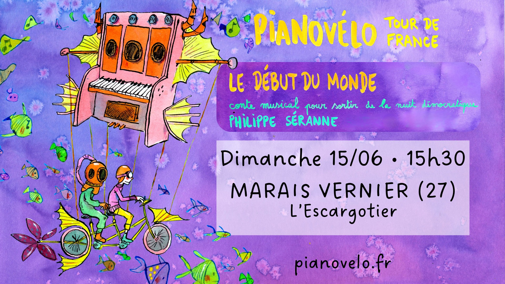 Pianovélo Tour de France au Marais-Vernier - Tourisme Pont-Audemer Val ...